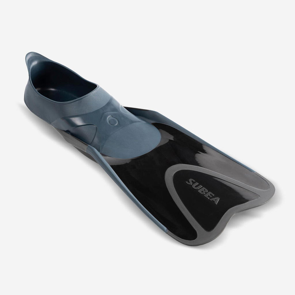 Aletas snorkel cortas adultos negro azul - FF 100 – Decathlon Argentina